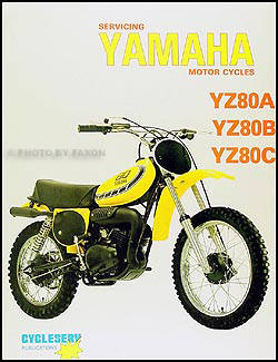 1974-1976 Yamaha YZ80A, YZ80B & YZ80C Motorcycle Shop Manual Cycleserv