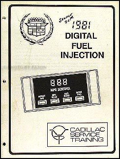 1980-1981 Cadillac Digital Fuel Injection Training Manual Original