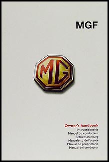 1996-2001 MGF 1.8 Owner's Manual Reprint