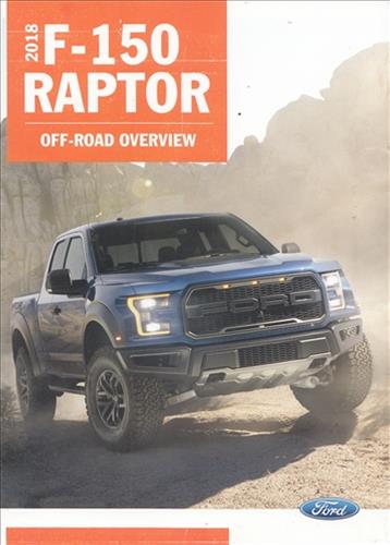 2018 Ford F-150 Raptor Truck Owner's Manual Supplement Original