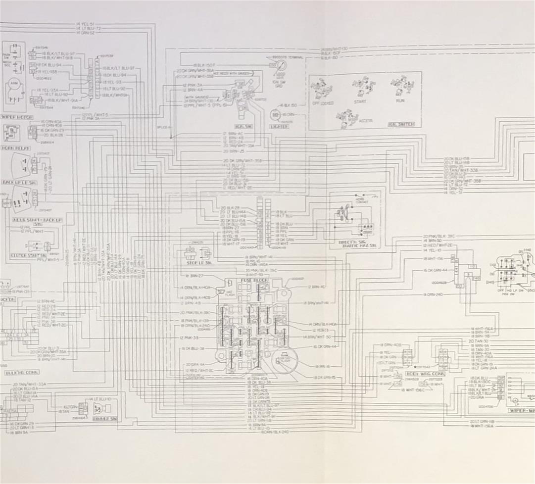 1986 Chevy GMC G Van Wiring Diagram Original
