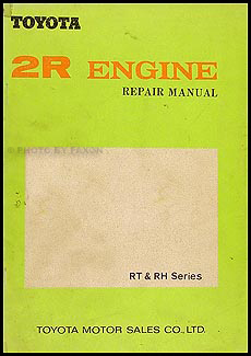 1968-1970 Toyota Car 2R Engine Repair Manual Original Corona Hi-Ace