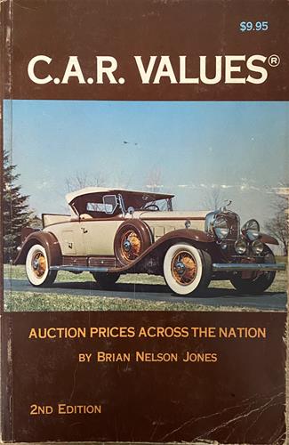 C.A.R. Values-Auction Prices Across The Nation in 1979